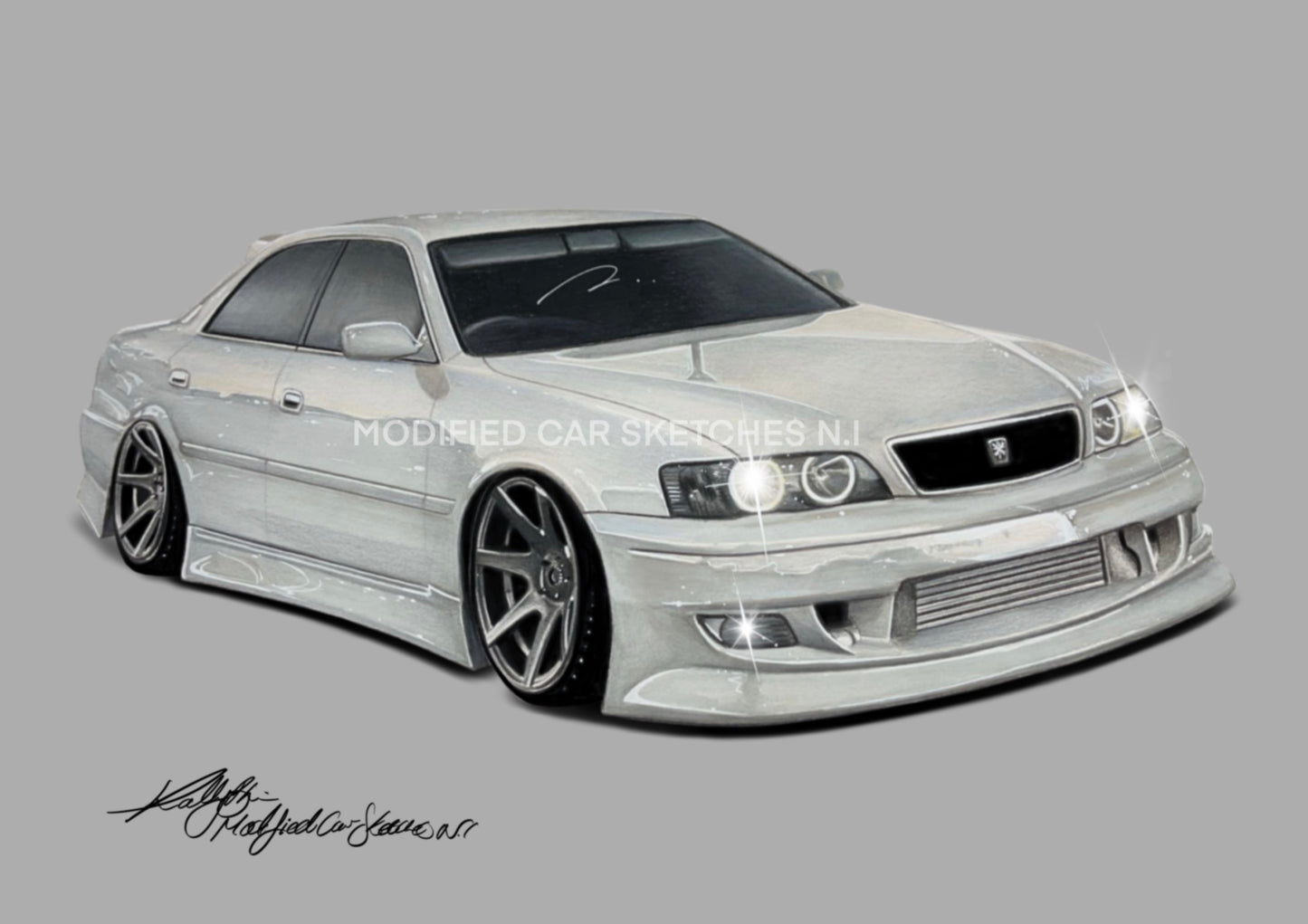 Jzx100 Chaser – Modified Car Sketches