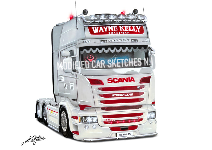 Scania Print R580 – Modified Car Sketches