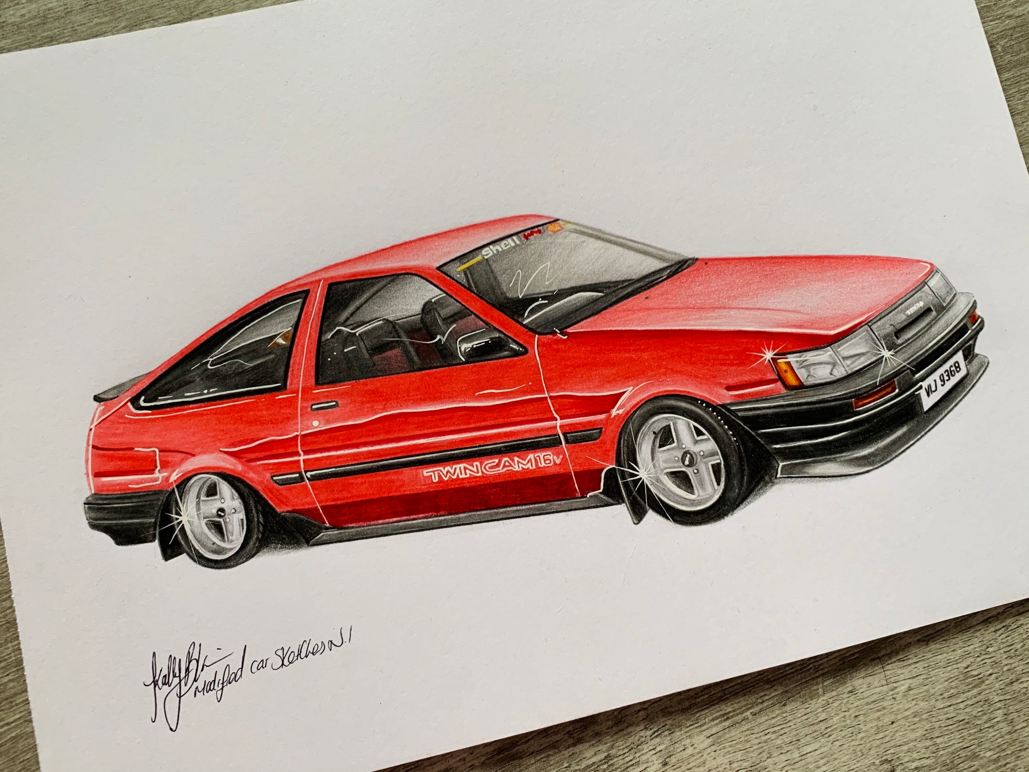 Modified Car Sketches