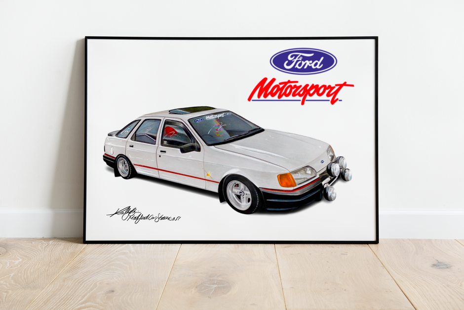 FORD PRINTS – Modified Car Sketches