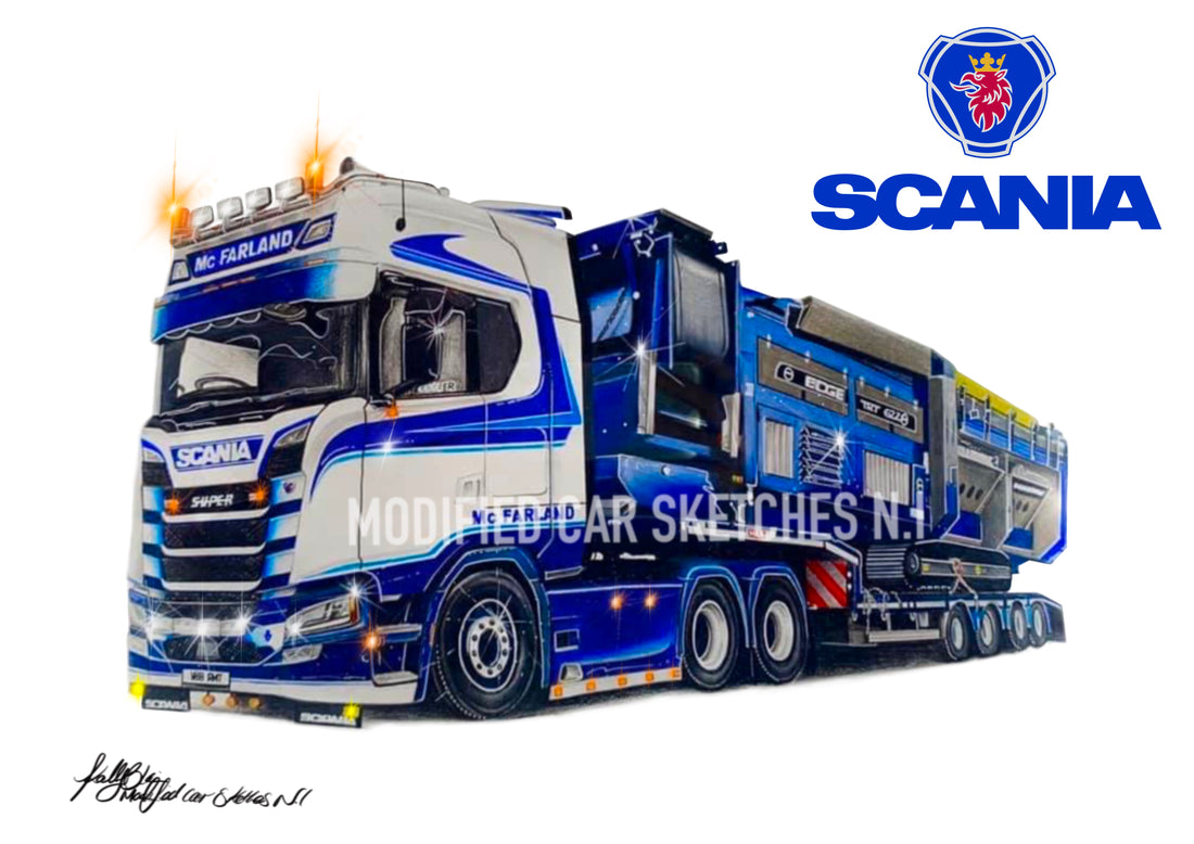 Scania Print – Modified Car Sketches